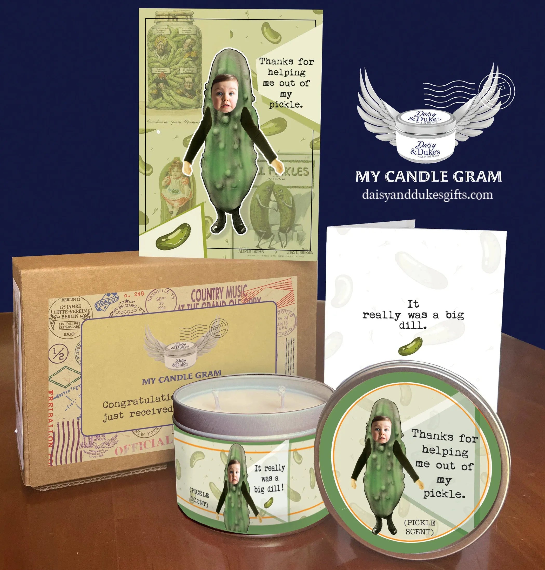 My Candle Gram- Pickle – ThreadedPuppy